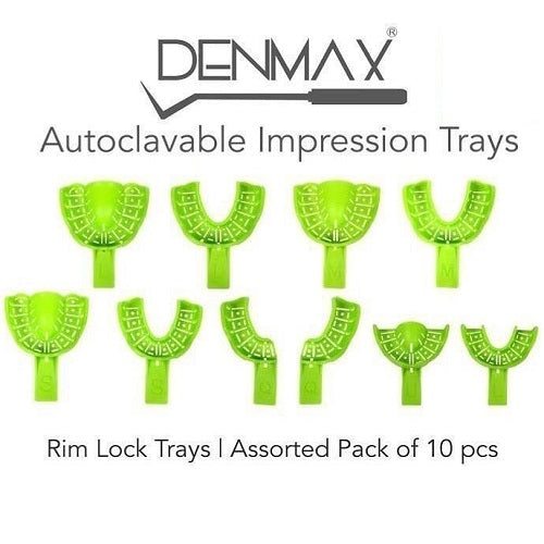 Denmax Autoclavable Impression Trays Assorted.